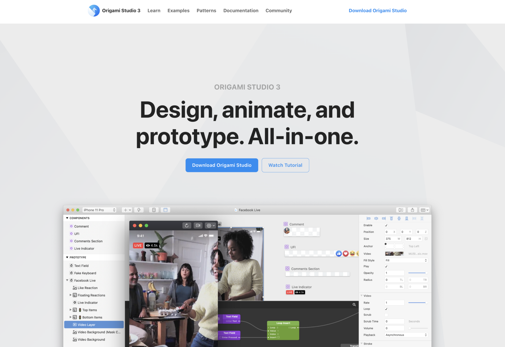 Figma vs Origami Studio : Prototypage animé en conception web